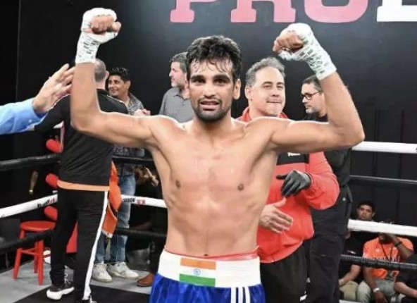 Indian boxer Mandeep Jangra won the National Boxing Association